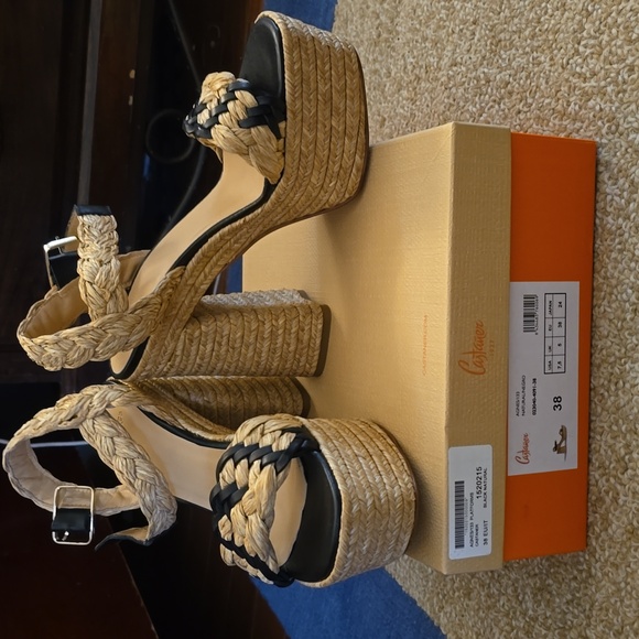 Castaner | Shoes | Castaner Platform Black And Tan Platforms | Poshmark
